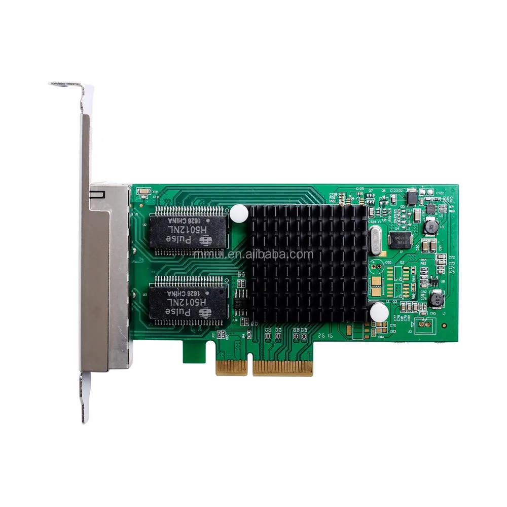 Iocrest Pci Express 4 Port Gigabit Ethernet Intel I350 Server Network ...