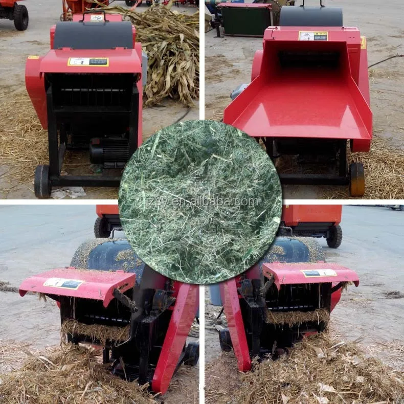Straw Breaker Machine/ Hay Chaff Shredder & Animal Feed Hay Leaves ...
