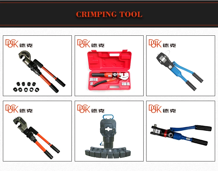 14 Tons hydraulic hand crimping tools 16-400mm long life battery cable ...
