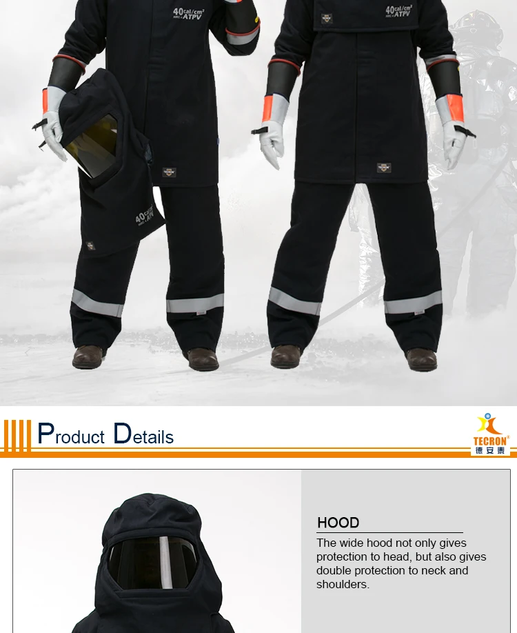 Tecasafe Plus Inherently Arc Flash Flame Retardant Safety Protection ...