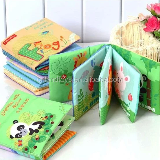 Customized Cute Baby Soft Cloth Books for Early Education
