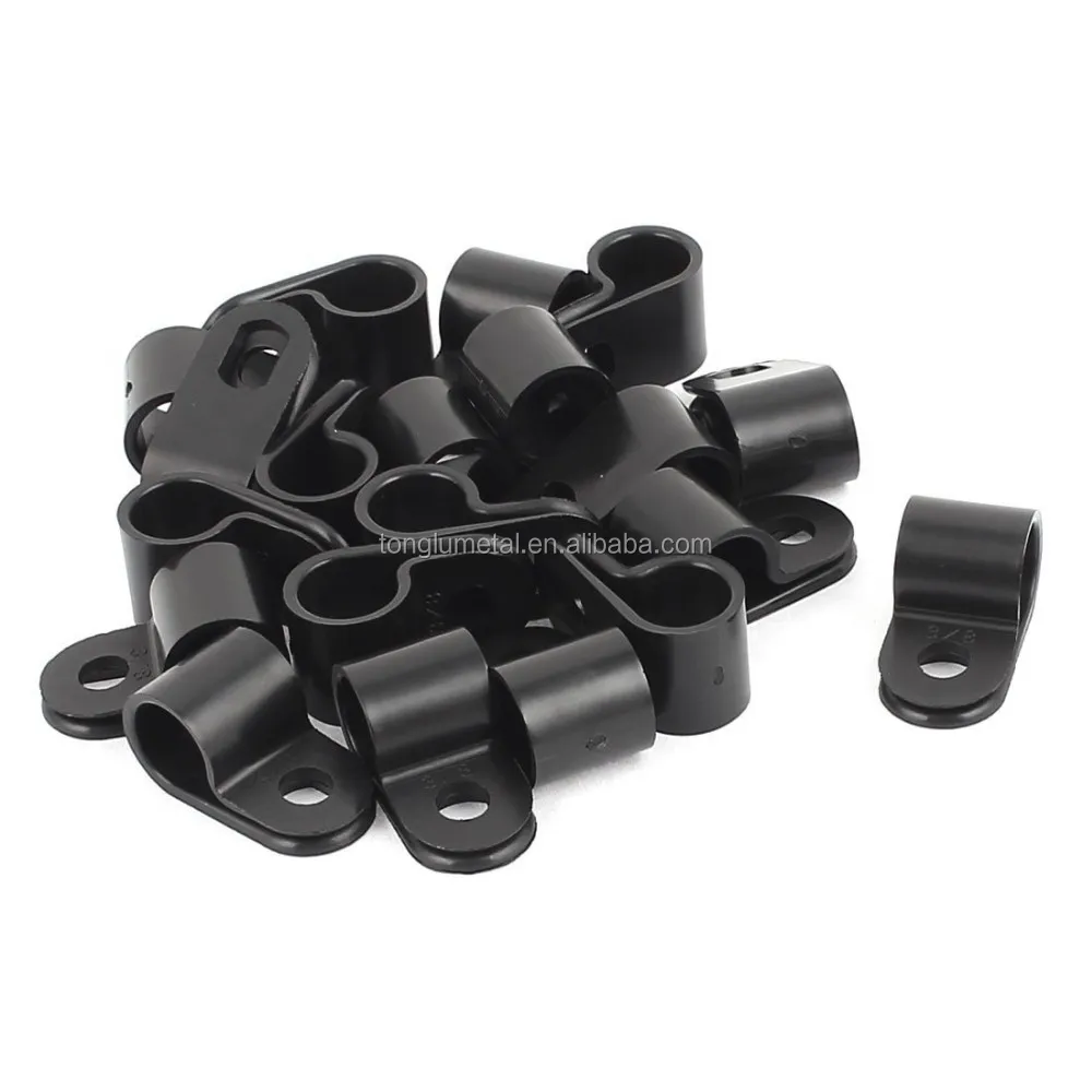 Small Fixing Electric Plastic Nylon Cable R Clamp - Buy Electric Cable Clamps,Small Cable Clamps ...