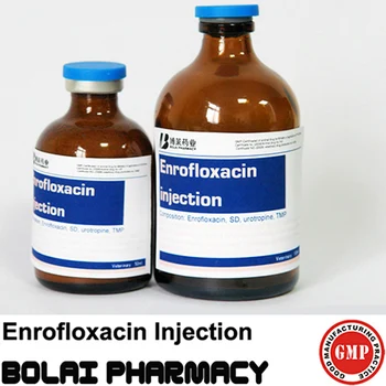 Gmp Manufacturer Veterinary Enrofloxacin Injection For Livestock And ...