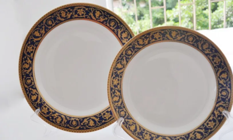 India Tableware Porcelain Ceramic Dishes Plate Dinner Set Set Dining ...