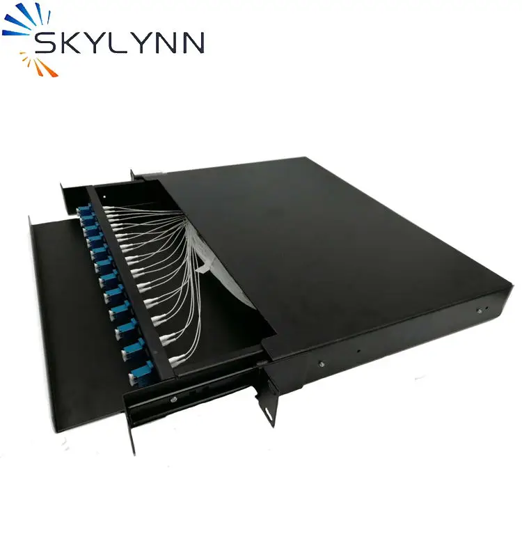 High Quality 24port Odf 1u 2u Fiber Optic Patch Panel Sc Lc Fc St ...