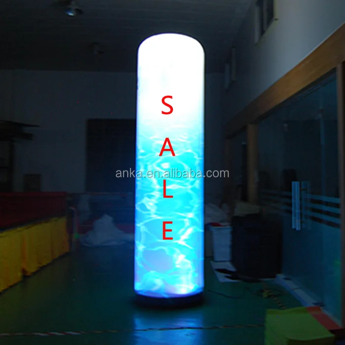 Personalized Led Light Inside Inflatable Light Pillar For Pary ...