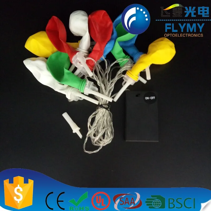 Party& Wedding Decoration Rgb&single Color Led Balloon String Colorful ...