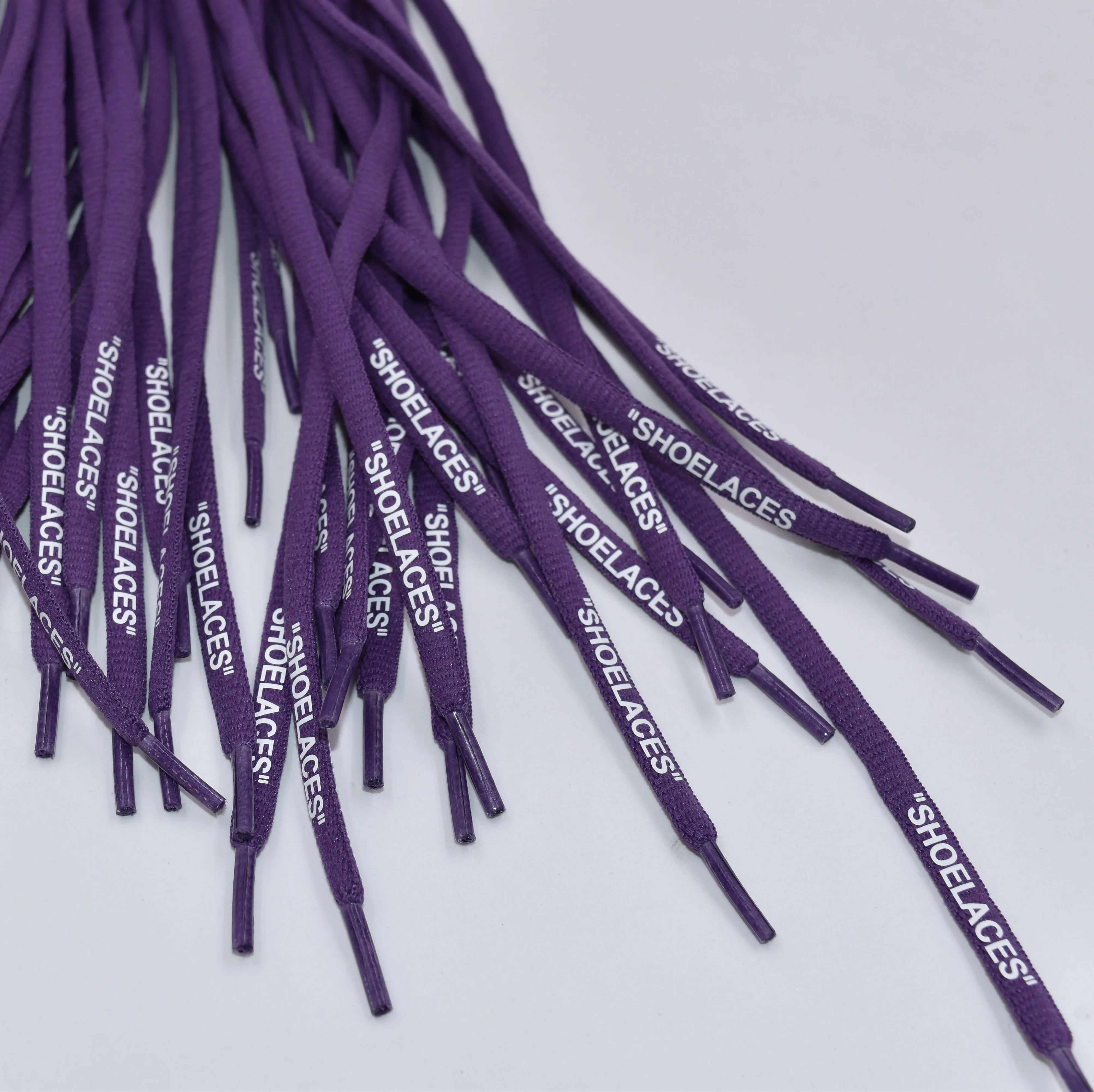 Custom Printed Shoe Laces - Oval Style SHOELACES for Shoes