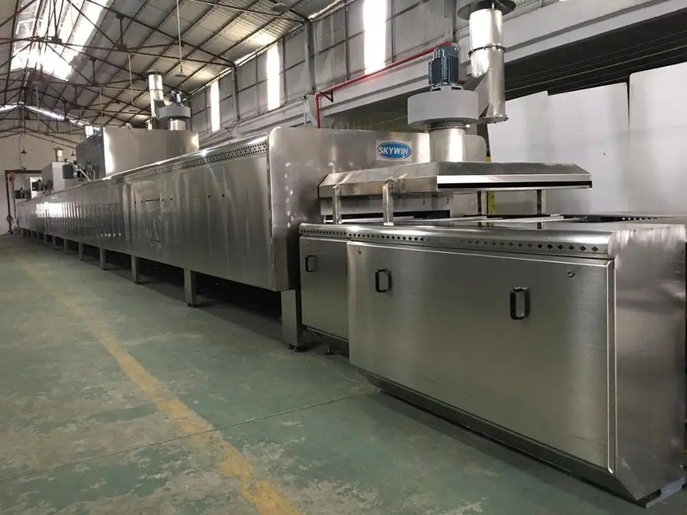 Skywin Industrial Gas Bakery Oven Cookie Biscuit Making Machine Baking ...