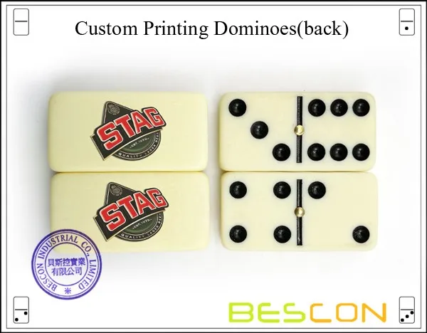 Custom Domino Sets - Professional Size Double 6 Landers
