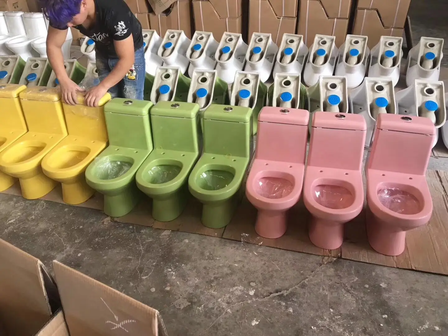 Wholesale Modern White Inodoro - One Piece Toilet Ceramic