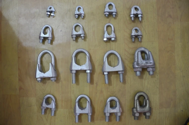 Us Type Galvanized Steel And Malleable Iron Wire Rope Clip - Buy Steel ...