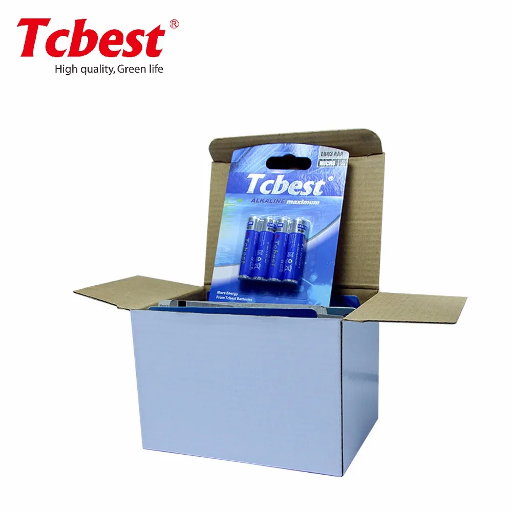 Tcbest-Batería alcalina de 1,5 v, pilas aa lr6 am3 de 1,5 v secas, se ...