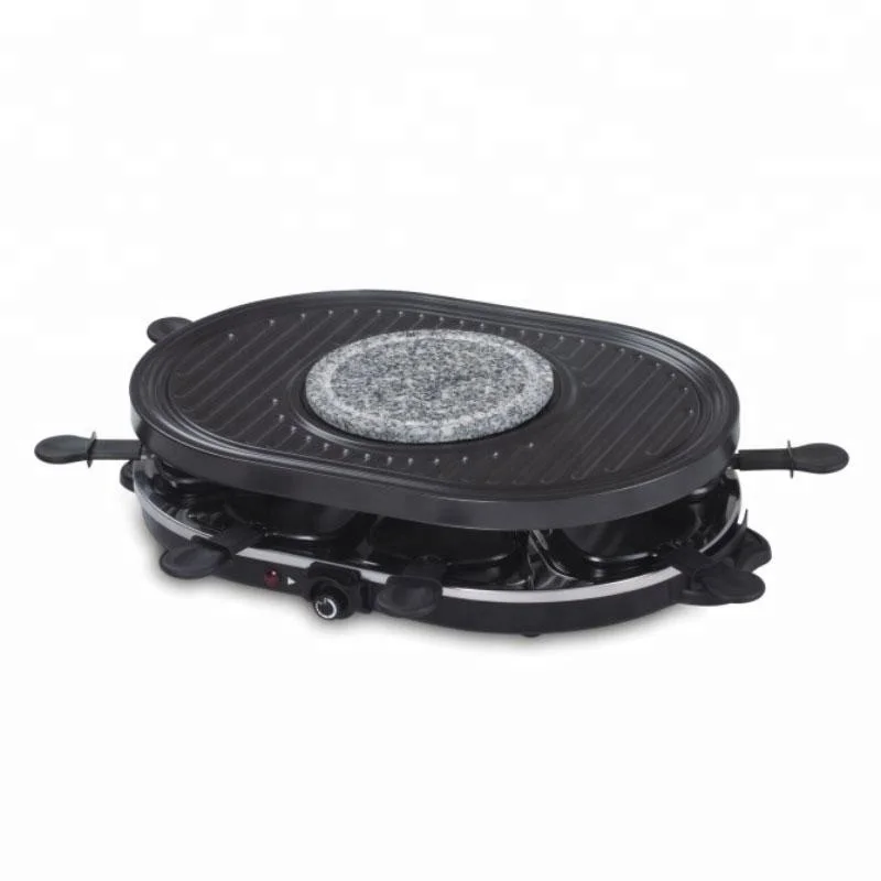 8 Persons Electric Powerful Oval Raclette Grill - Buy 8 Persons ...