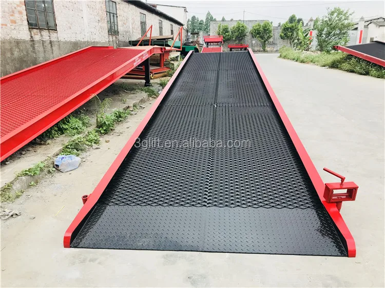 10 Tons Load Capacity Steel Lorry Truck Loading Dock Ramp