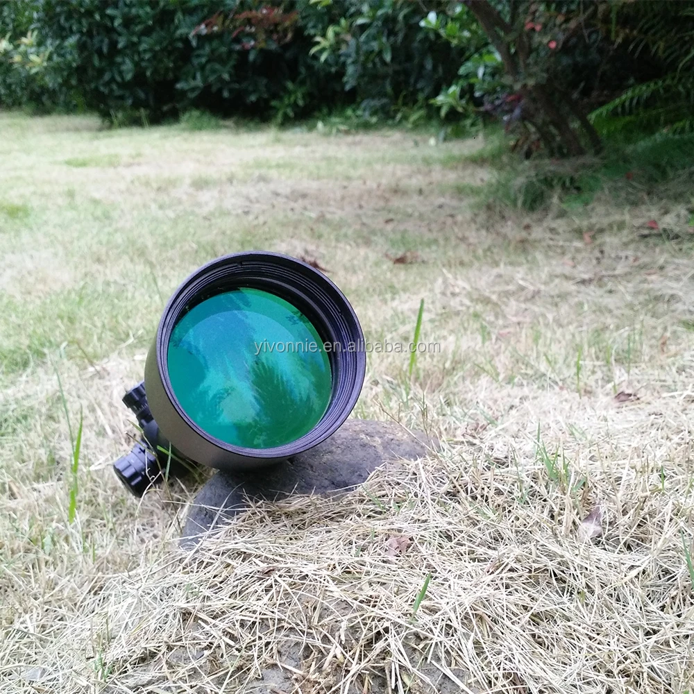 10x Zoom Etched Mil Green/ Red Dot Illuminated 2-20x44 Side Focus Rifle ...