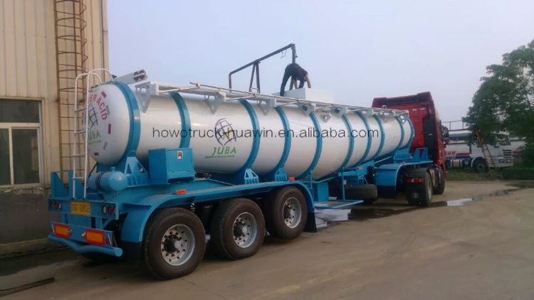 Sinotruk Huawin V Bentuk Asam Sulfat Transportasi Baja Karbon Tanki ...