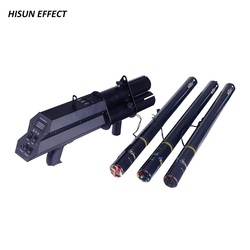 Three-shoot Stage Party Confetti Gun Triggers Electronic Ignition Fire ...
