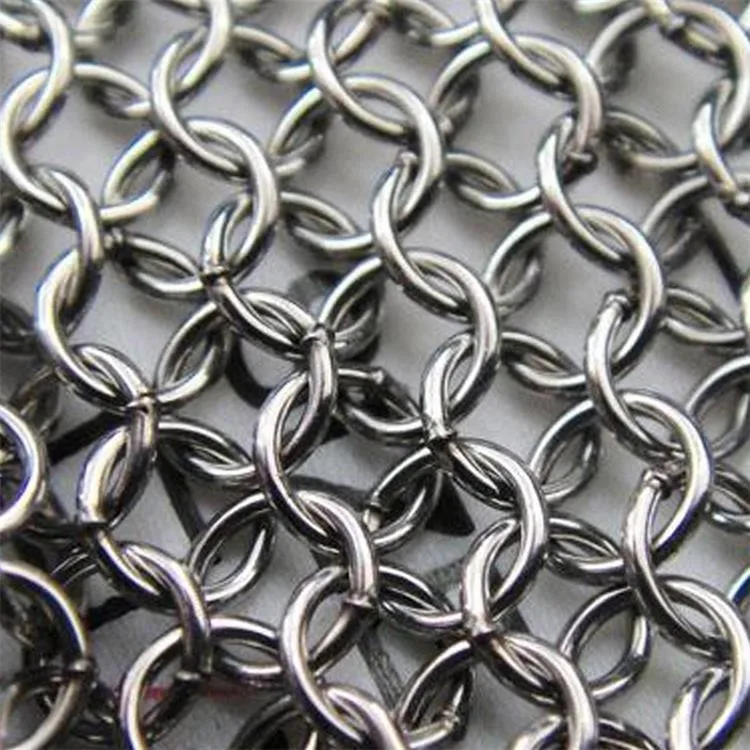 Five Levels Cut Resistance Stainless Steel Welded Ring Mesh For Knife ...