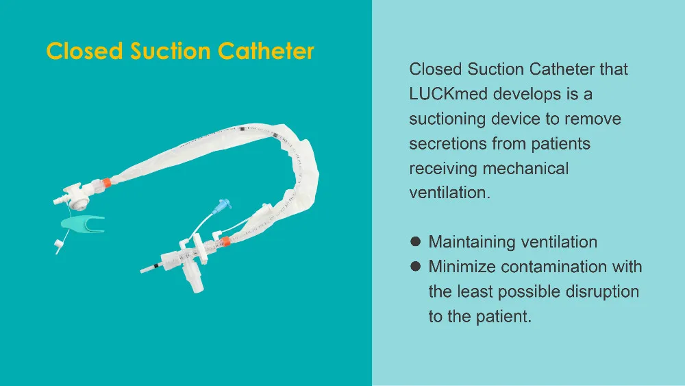 Medical 6fr 8fr 10fr 12fr 14fr 16fr Closed Suction Catheter - Buy ...