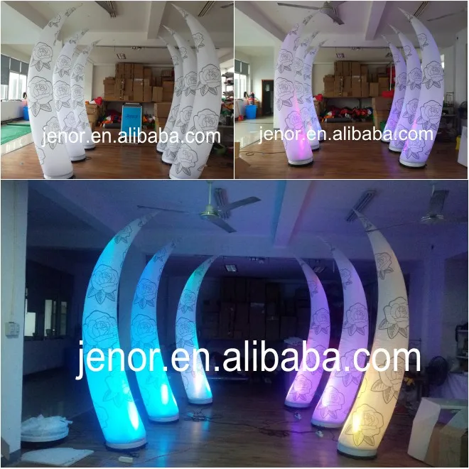 Outdoor Inflatable Advertising Led Lighted Inflatable Column Inflatable ...