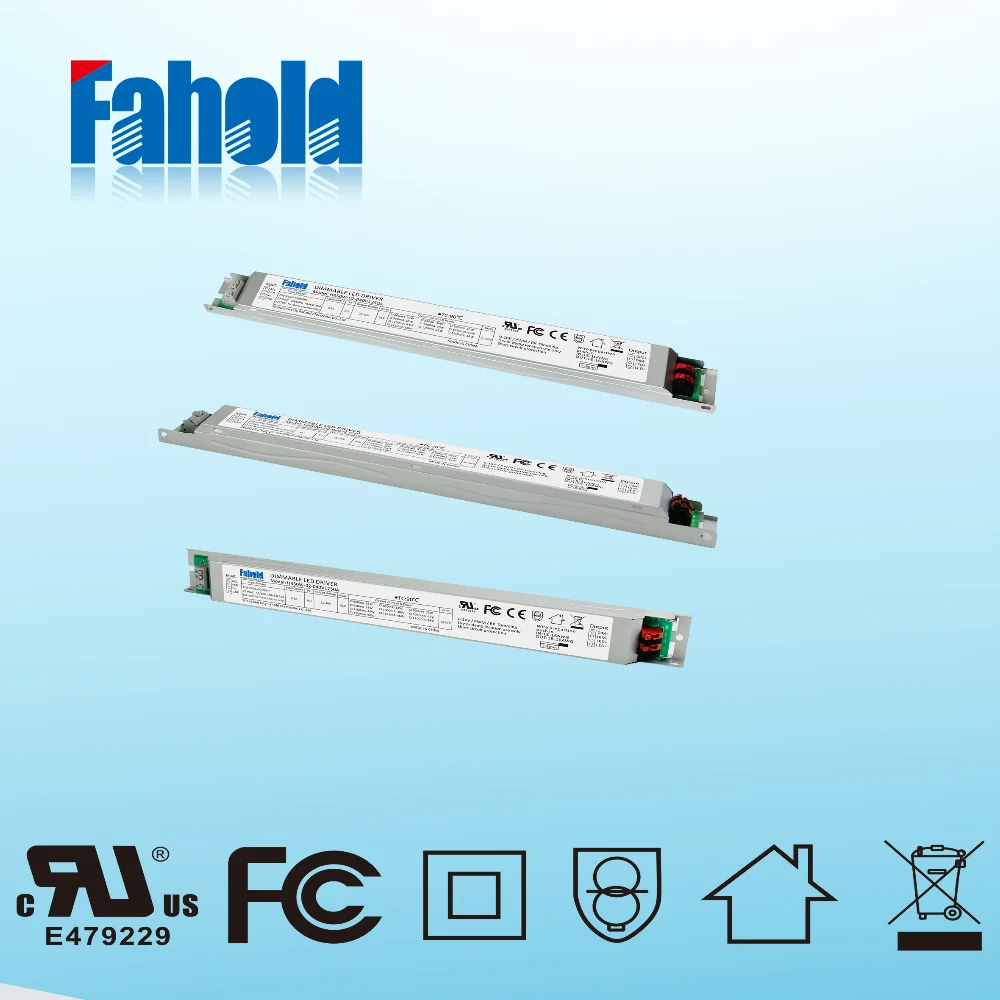 Ul Fcc Approved Dc12v/24v Linear Driver Fahold 100w 24v/4.2a 100-277v 0 ...