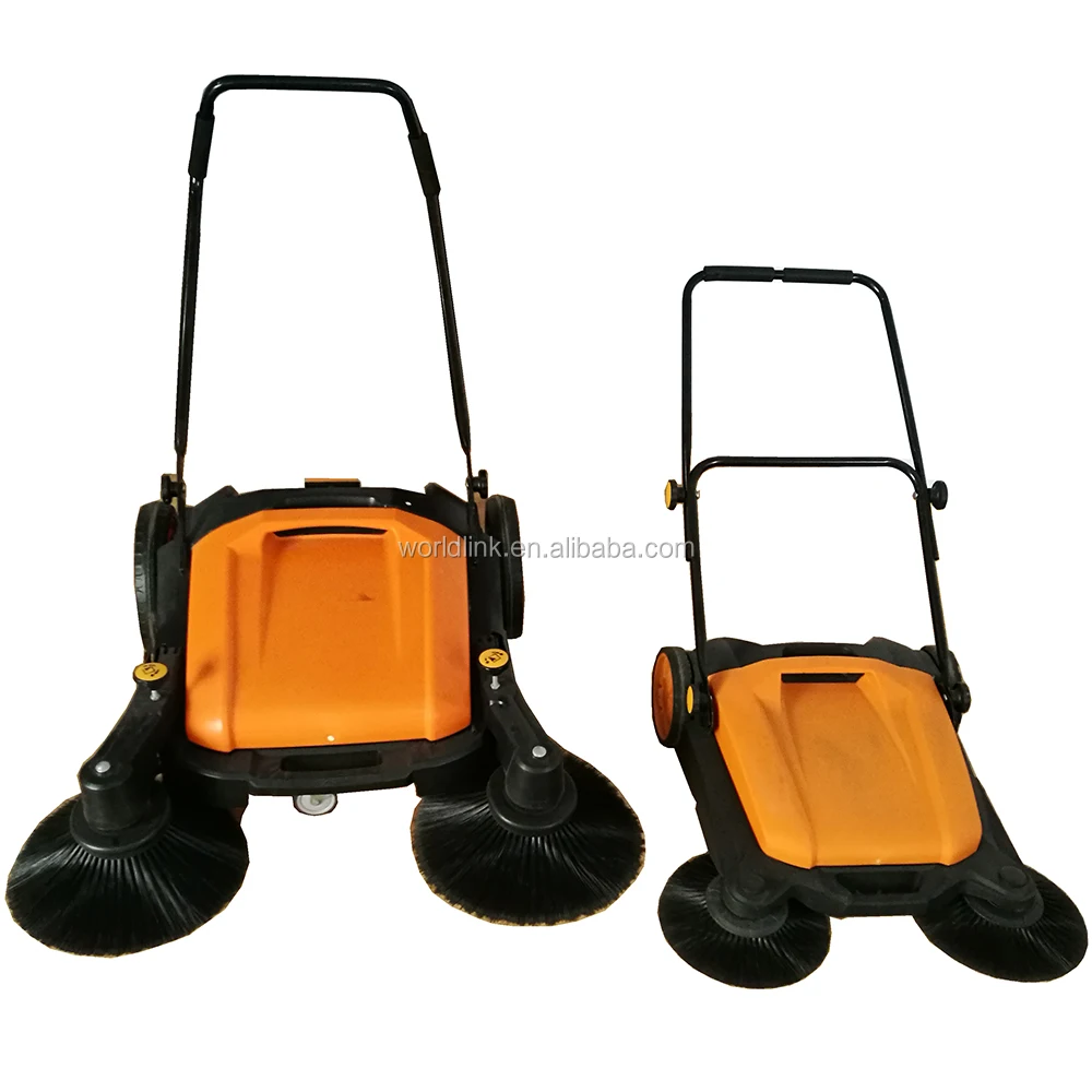 Plastic Road Sweeper Hand Push Cleaning Machine - Buy Cleaning Machine ...