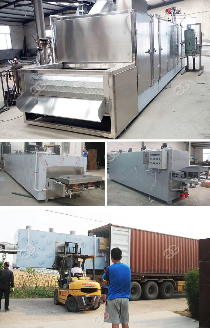 Continuous Conveyor Belt Groundnut Mandelprofi Sunflower Seed Corn Nuts ...