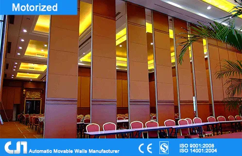 Automatic Movable Acoustic Partition Walls Electrically Operated Hotel ...