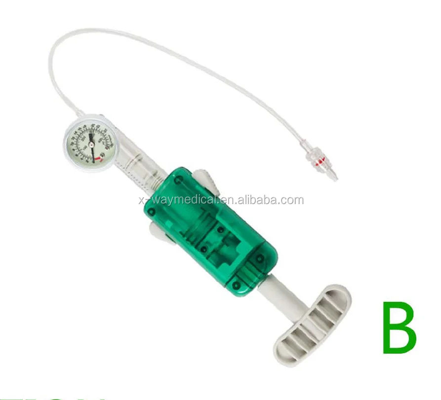 Disposable Angiography Equipment Medical Balloon Inflator - Buy Medical ...
