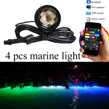 12~24v 27w Rgb Squid Fishing Underwater Led Marine Lights For Boats ...