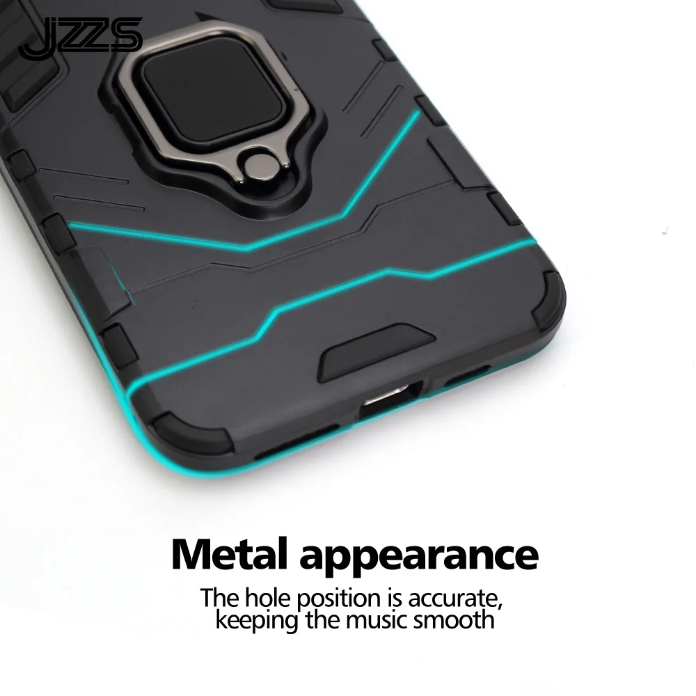 Multi Functional Mobile Back Cover With Metal Anti-skid Ring Holder Tpu ...