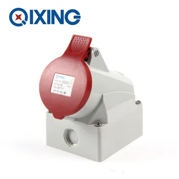 5 Poles Industrial Surface Mounted Socket Ip44 400v 16a Cee/iec60309-2 ...