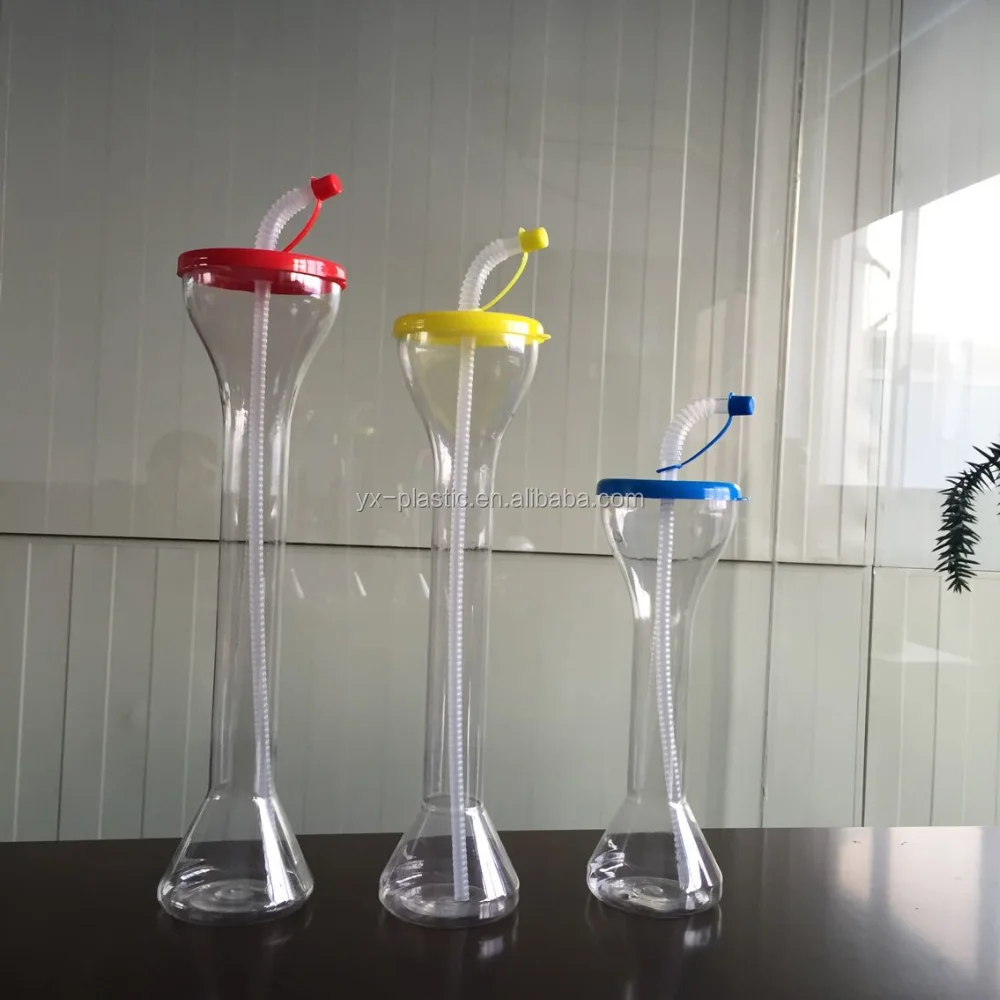 Colorful Yard Cups,Colored Half Yard Drink Cup With Long Straw - Buy ...