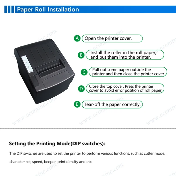 OCPP-806 Thermal Receipt Printer - Reliable and Efficient