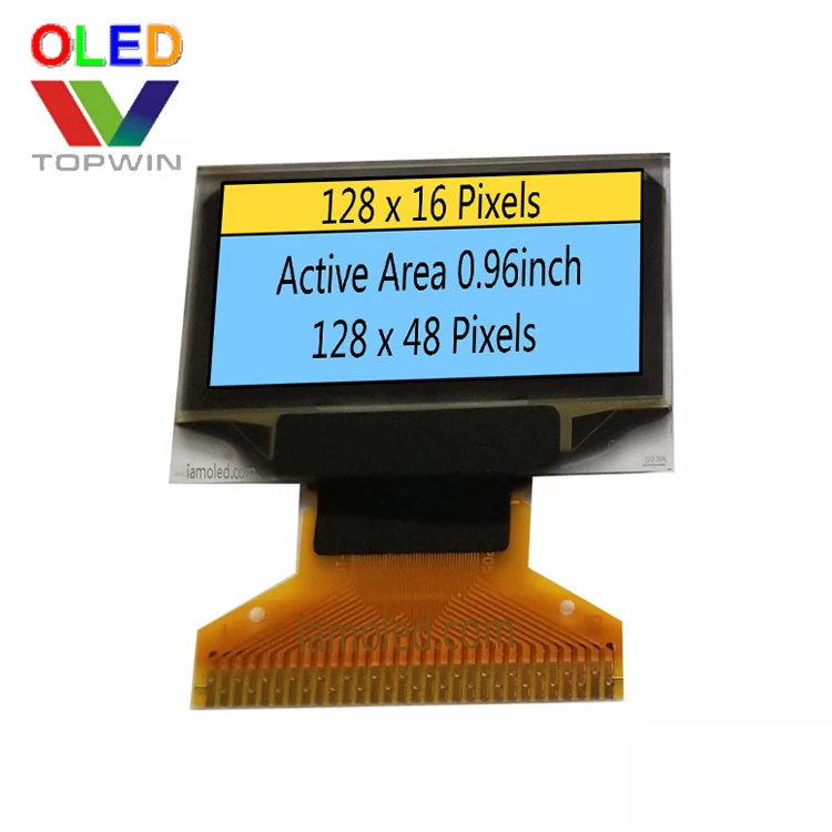 0.96 Inch OLED Display - Dual Colors with Internal DC/DC