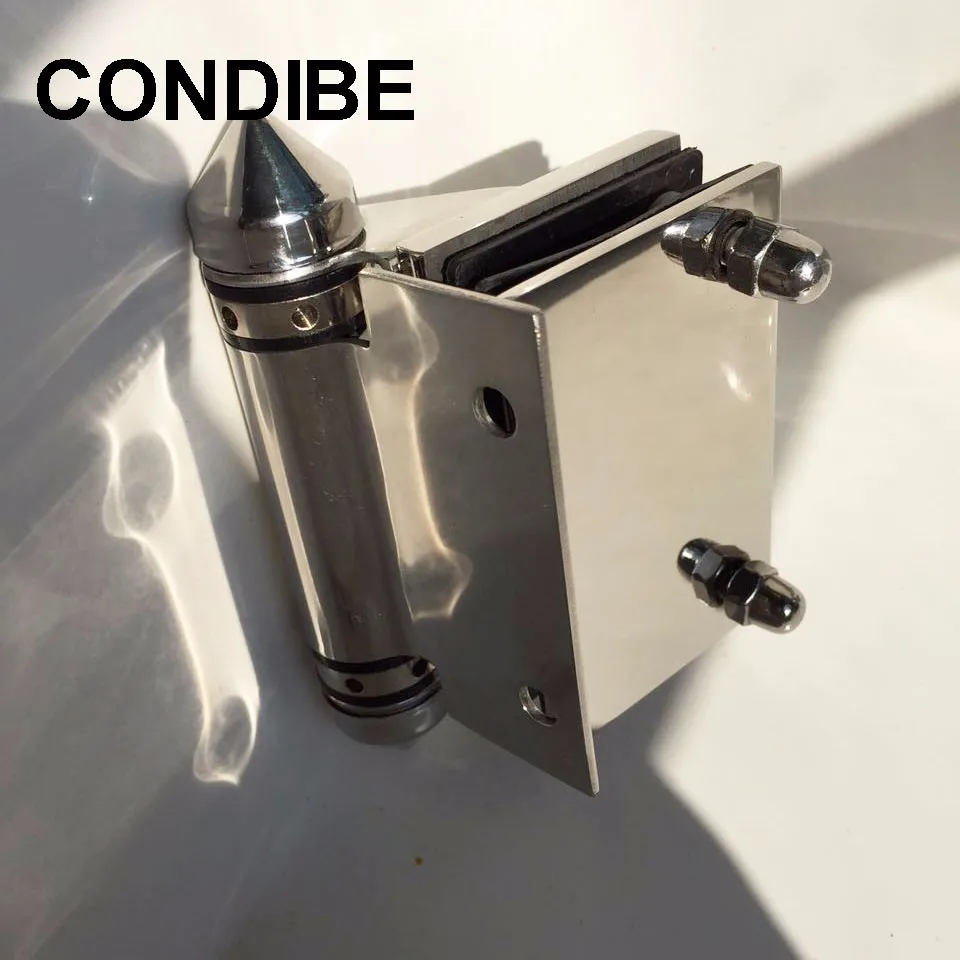 Condibe Swimming Pool Glass Gate Mirror Polish Stainless Steel Pivot ...