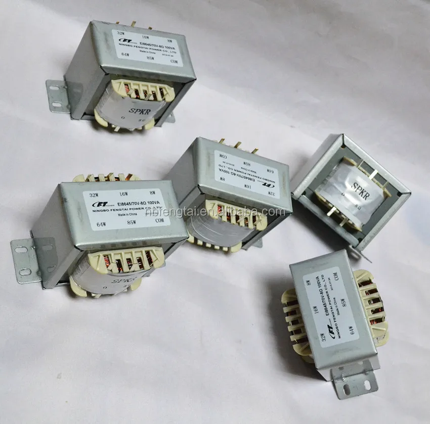 100watt 10khz 8ohm Ei Ee High Frequency Audio Transformers Line ...