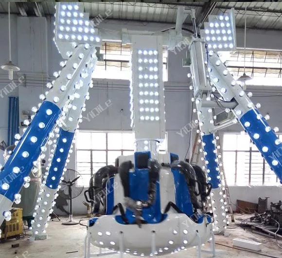 Factory Direct Sale Amusement Park Carousel 6 Seats Outdoor Playground ...