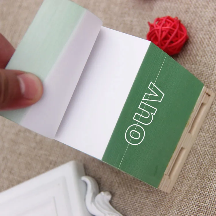 Fancy Paper Cube Block Sticky Note On Wooden Pallet - Buy Wooden Pallet ...