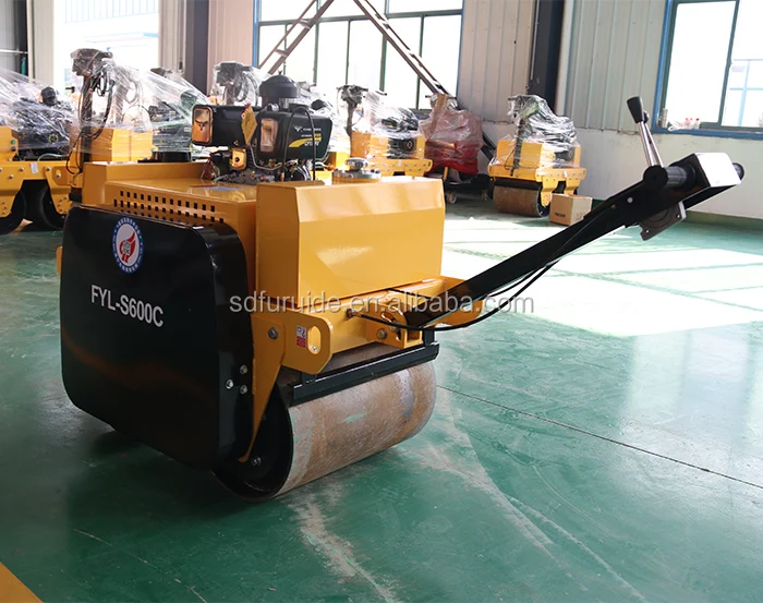 6HP Double Drum Soil Compactor - Efficient Road Roller