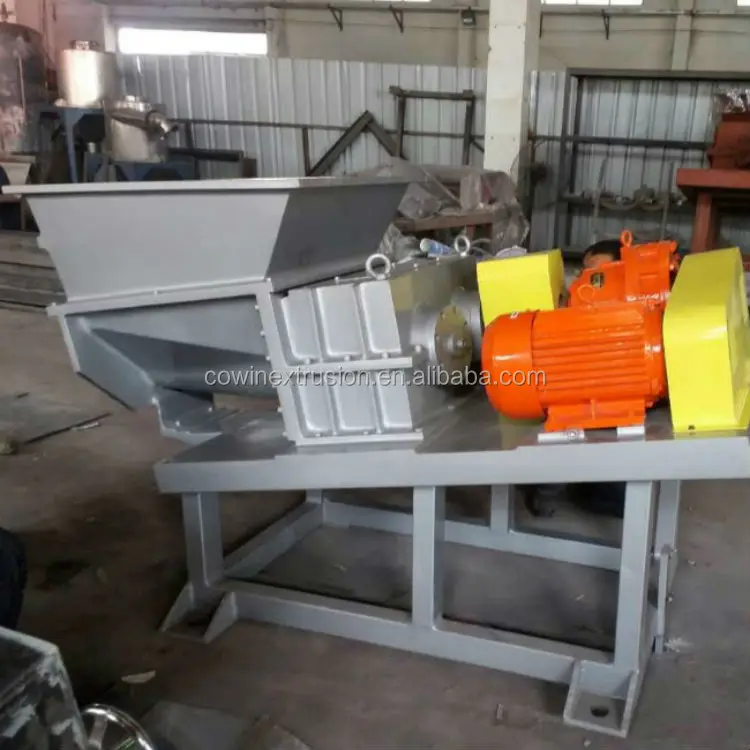 Kneader+conical Twin Screw Force Feeder Extruder for Plastic Smelting