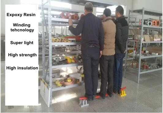 Push Button Stick - High Voltage Fiberglass Hot Stick