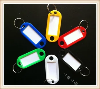 Mix Color Plastic Keychain Key Ring Holder - Buy Key Ring Id Tags,Name ...
