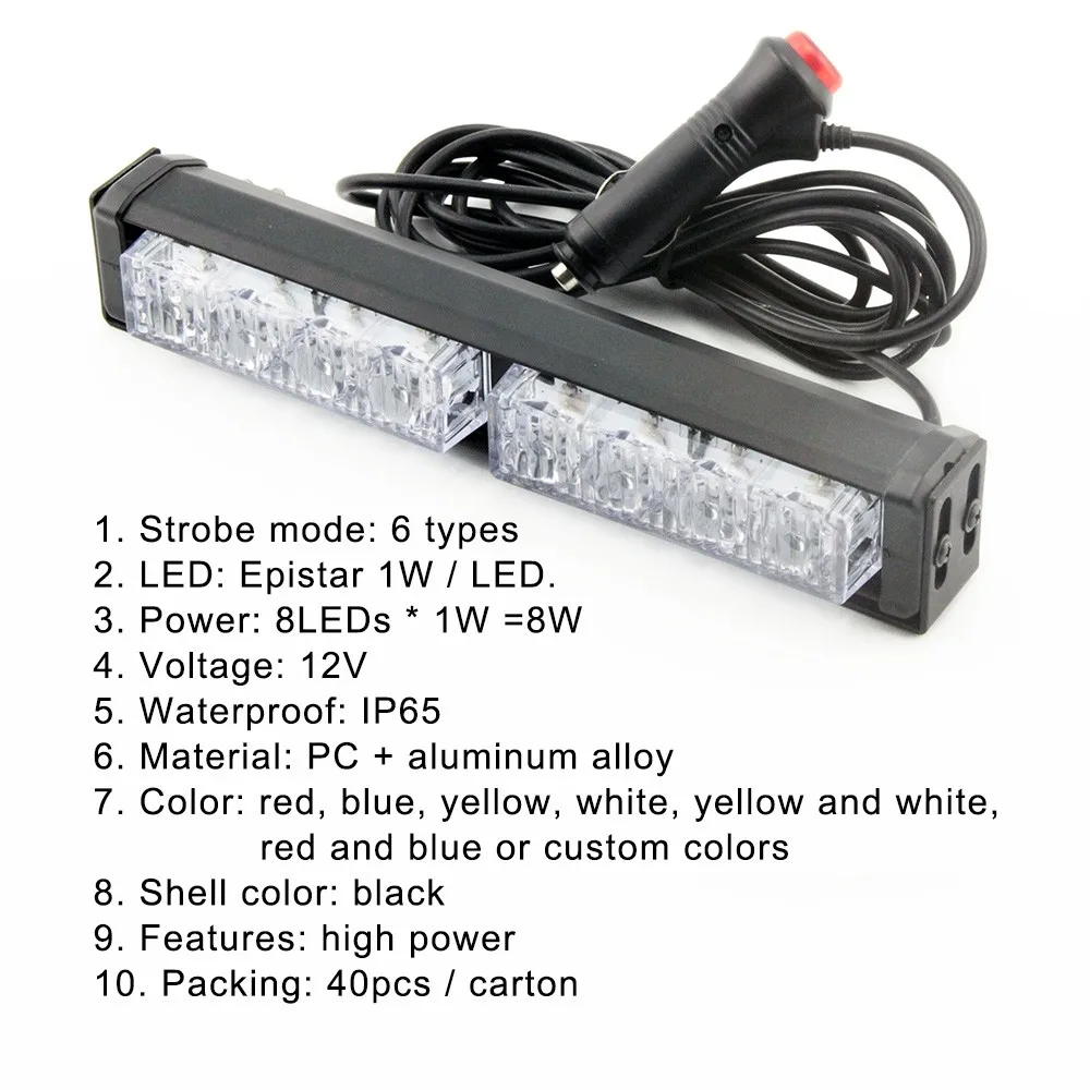 High Power 12v Led Emergency Vehicle Strobe Lights - Buy Emergency ...