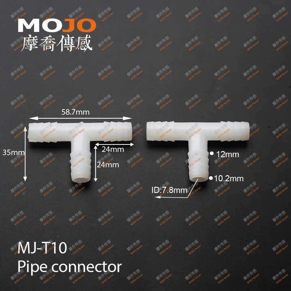 Mj-t10 Tee Type Three Way Barbed Type Id 10mm Pe Plastic Water Pipe ...