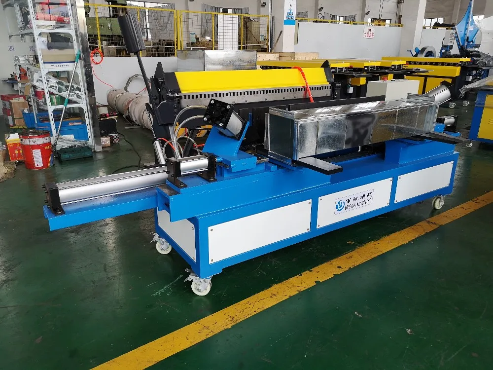 Pneumatic Pittsburgh Lock Seaming Machine Hvac Sheet Metal Square Duct ...