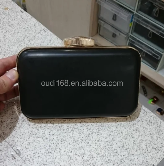 Fashion Design Rectangle Shape Metal Box Purse Frame Evening Bag Metal ...