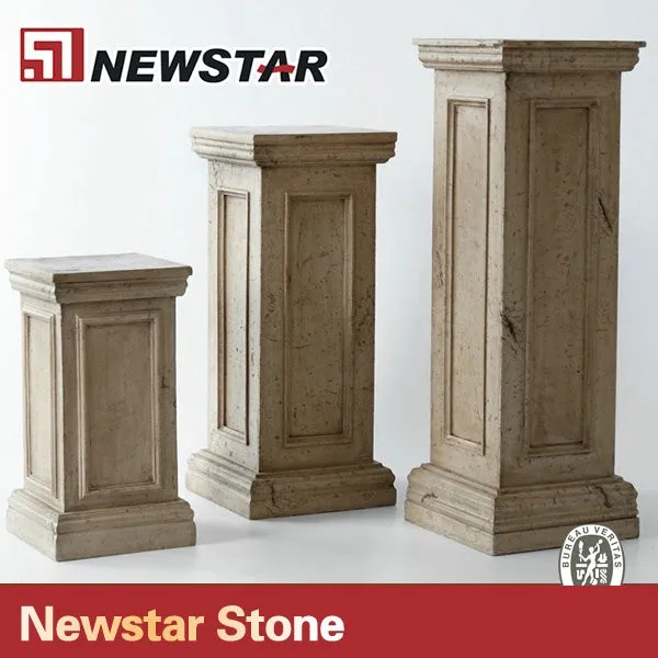 Natural Stone Granite Marble Square Pillar Design - Buy Square Pillar ...