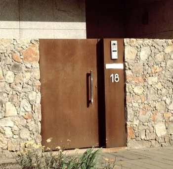 Corten Steel Garden Gate With Your Design - Buy Corten Steel Gate ...